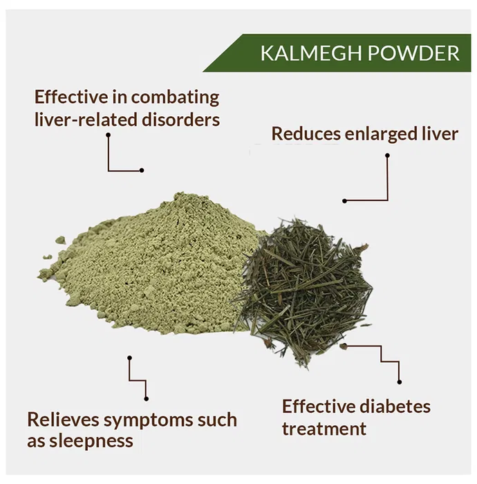 Kalmegh Herbal Powder (Andrographis Paniculata) Kariyatu/Green chirayt ...