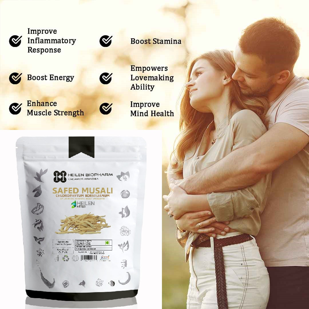 Safed Mulsi Powder - Chlorophytum Borivilianum – Heilen Biopharm