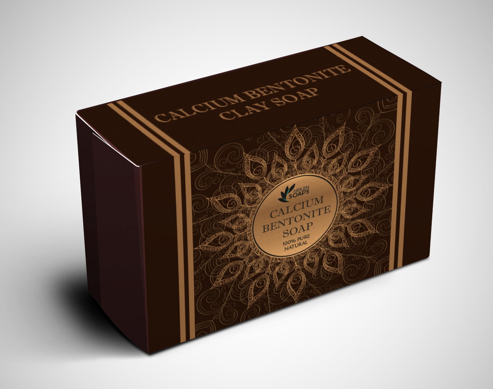 Heilen Biopharm Calcium Bentonite Soap - Made from Indian Healing Clay